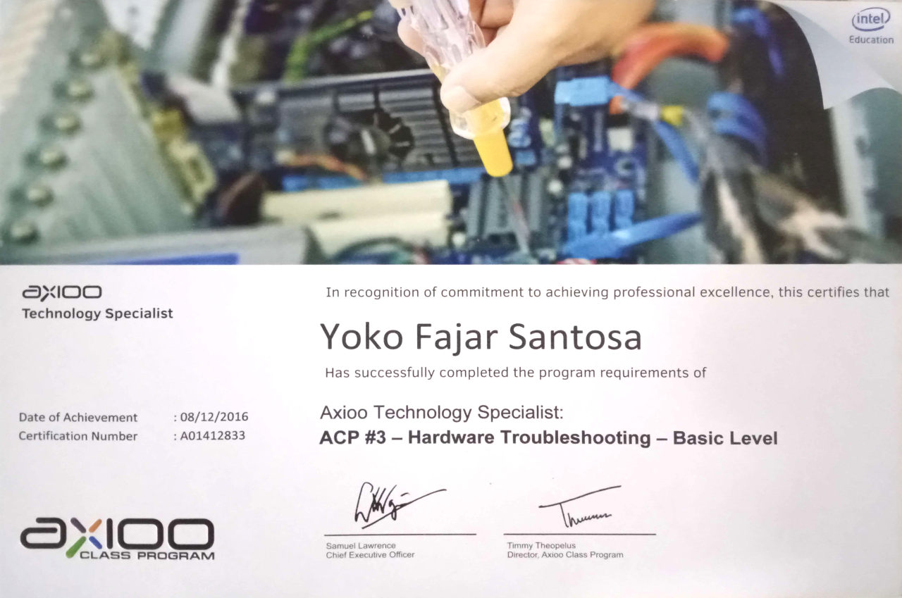 Portfolio | Yoko Fajar Santosa